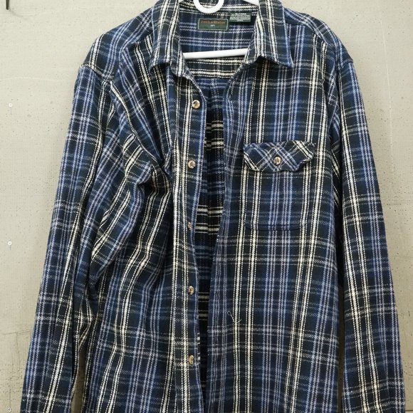 Field & Stream | Shirts | Mens Xlt Field Stream 871 Blue Plaid Thick ...